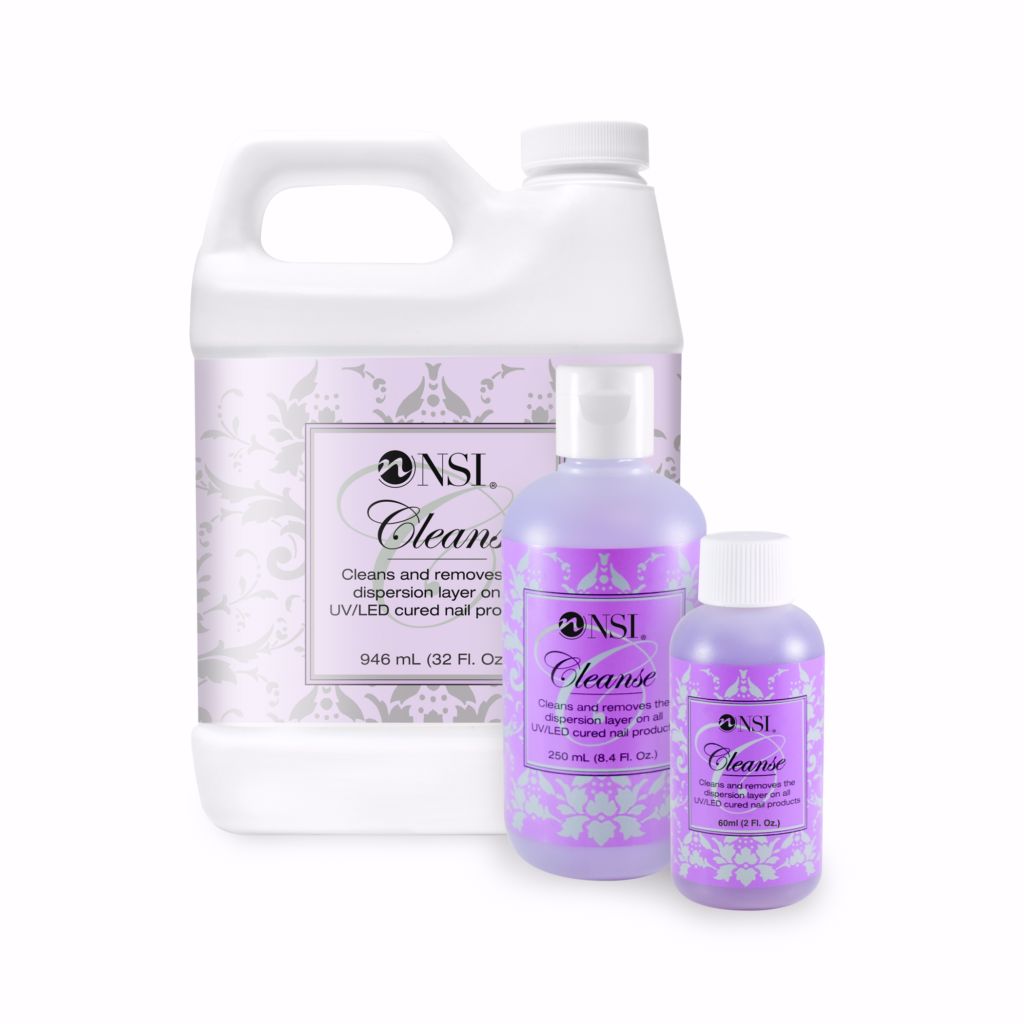 Cleanse removes tacky layer and Nail Cleanser - NSI Australia