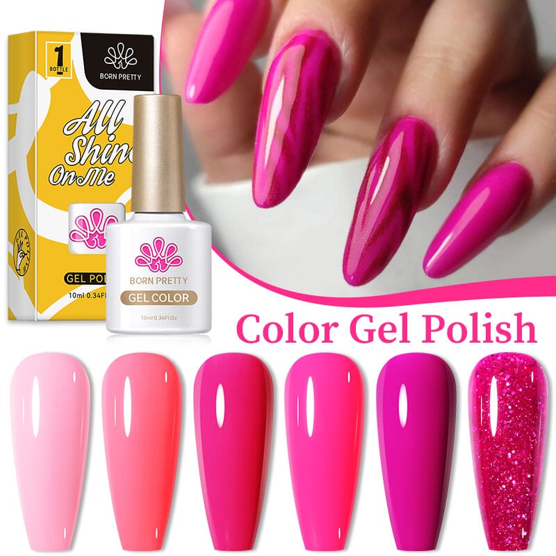Hot Pink - Gel Polish 6 Colour Set — NSI Australia