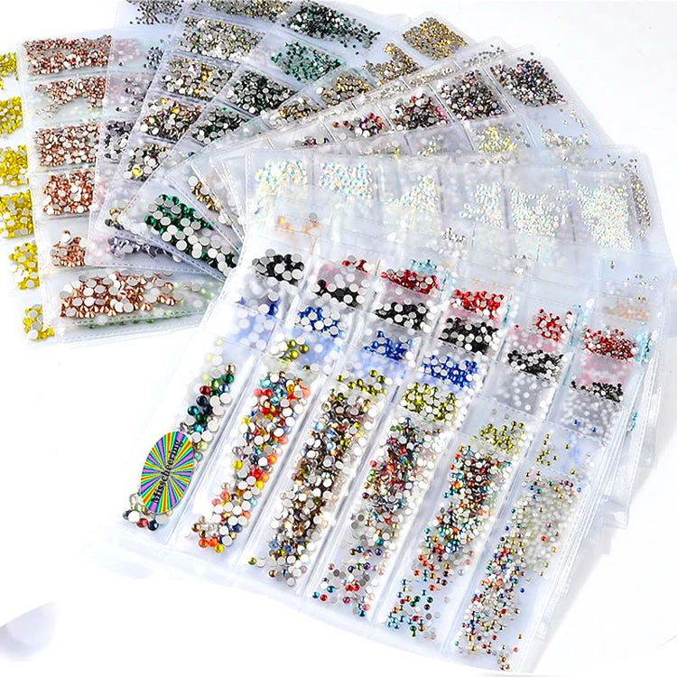 Nail Rhinestones Mixed Sizes Pack — NSI Australia
