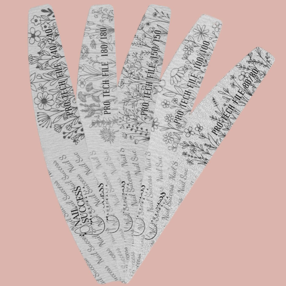 Pro Nail File Pack 5 Files - NSI Australia