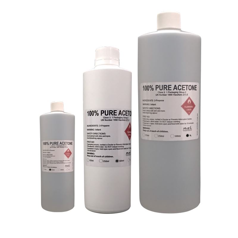 100% Pure Acetone - Acrylic Nail Polish Remover — NSI Australia