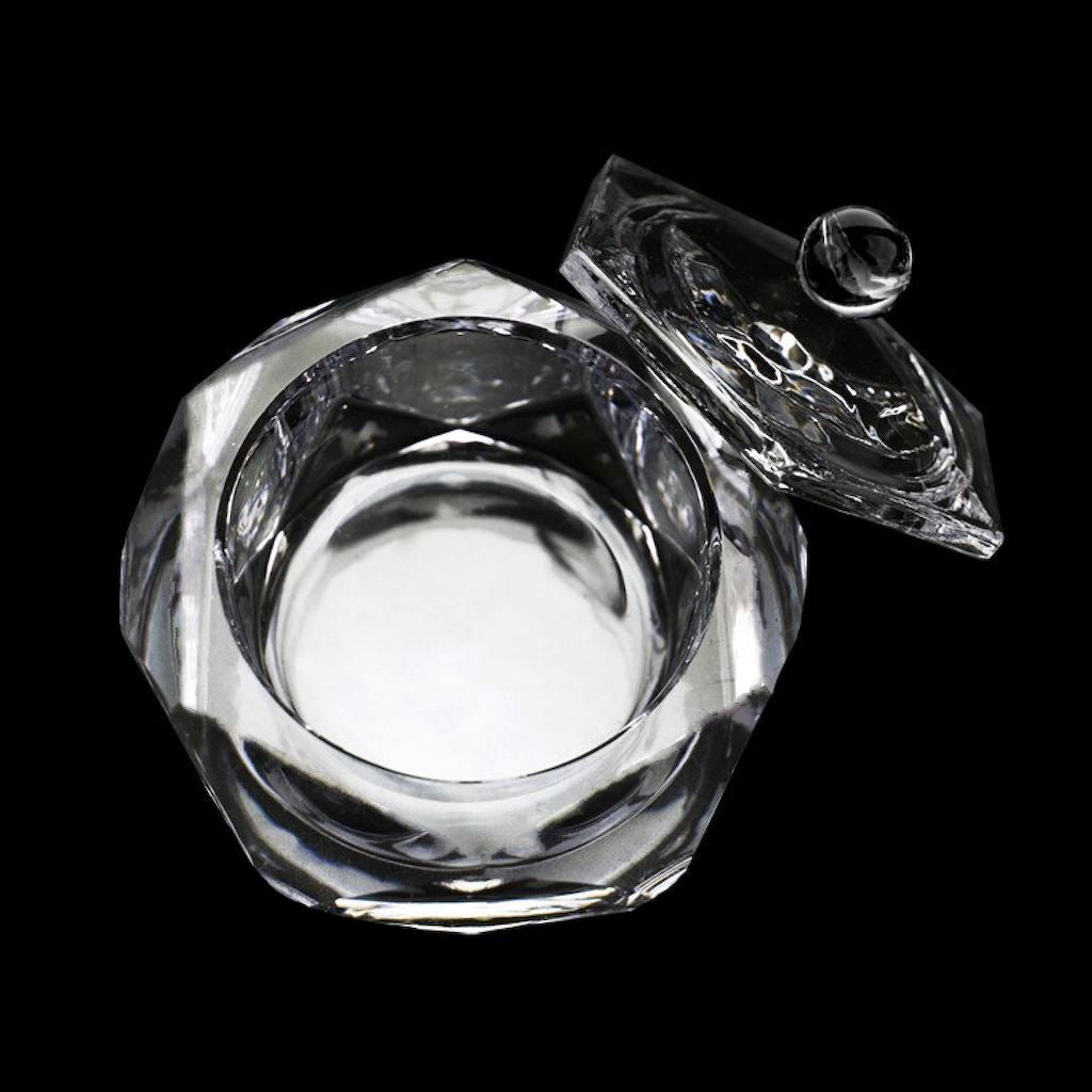 Crystal Glass Jar 10ml - Hexagonal Shape - NSI Australia