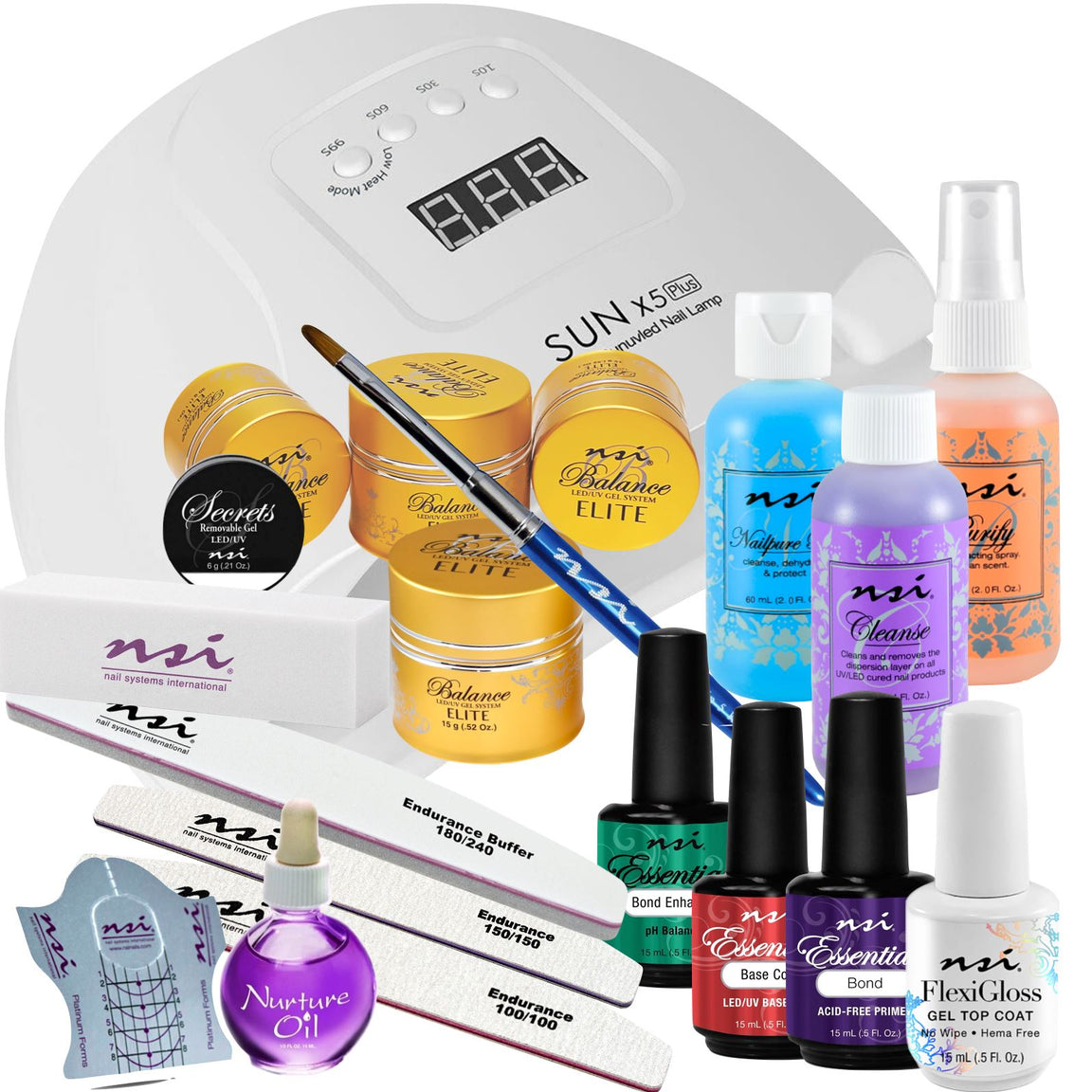 LED UV Hard Nail Gels & Builder Kits — NSI Australia