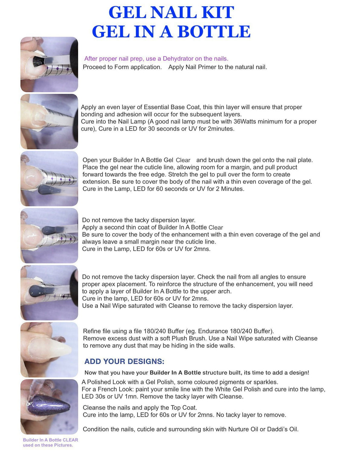 NSI Gel Nail - Hard Gel & Builder Gel in a Bottle — NSI Australia