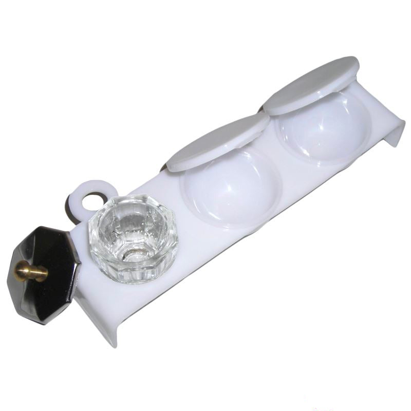 Triple Dappen Dish for Acrylic Powders and Liquid — NSI Australia